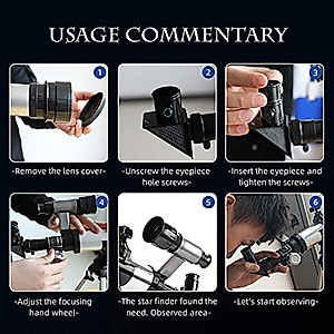 Artenjoyfine Telescope for Kids with Tripod and Finder Scope,20X 30X 40X Magnification,Portable Astronomical Landscape Telescope for Beginners and Children's Toys.