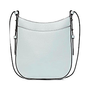 Kate Spade Leila Pebbled Leather Crossbody Purse (Hazy morning)