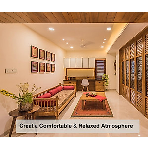 Vinaco PAR38 Flood Llight Bulbs, 4 Pack High Output PAR38 Halogen Flood Light 80W 120V, PAR38 Halogen Dimmable, CRI100 PAR38 Warm White 2800K, Halogen PAR38 Bulb with E26 Base for Indoor/Outdoor