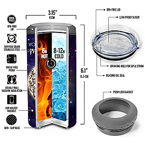 SANDJEST Best Friend Tumbler Bestie 4 in 1 16oz Tumbler Can Cooler Coozie Skinny Stainless Steel Tumbler Gift for Women Girl Best Friends Besties Soul Sisters Christmas Birthday