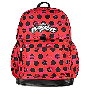 INTIMO Miraculous Tales of Ladybug & Cat Noir Queen Bee Alya Césaire Girl Power Characters 2 Pc Lunch Box Backpack Set