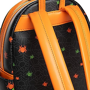Loungefly Disney Glow in the Dark Pumpkin Minnie Mouse Women's Backpack
