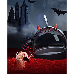 Portable Travel Small Animal Carrier Cage with Water Bottle, Breathable Small Pet Outgoing Bag Case for Hamster Sugar Glider Gerbil Hedgehog Squirrel Lizard Bird Ferrets Chinchilla Guinea Pig