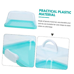 VICASKY Round Cake Carrier Two Sided Cake Holder Cake Carrier, Cake Stand with Lid and Handle, Cake Holder Storage