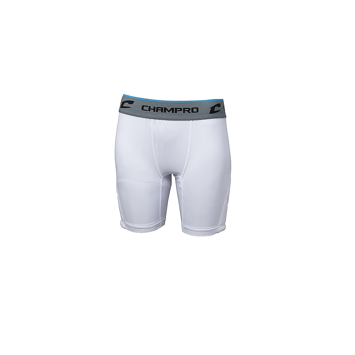 CHAMPRO Womens Fastpitch Softball Compression Windmill Sliding Short - Polyester Spandex, White, Small US