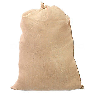 CleverDelights 30" x 40" Burlap Bags - 2 Pack - Heavy Duty Stitching