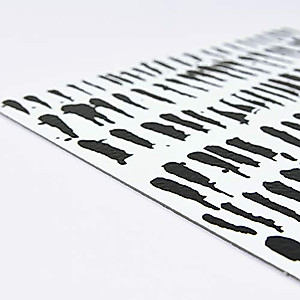 FloorPops FP2945 Noleby Peel & Stick Floor Tiles, Black