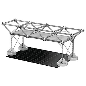 Mola Structural Kit 2 | Magnetic Modular Kit for Engineering and Architecture Education | 145 Pieces + Practical Guide