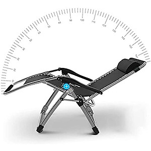 XZGDEN Lightweight Folding Deck Chair Zero Gravity Locking Patio Outdoor Lounger Chair Padded Adjustable Recliner for Outdoor Beach Patio Pool Office Multicolor Optional Sun Lounger Garden Chairs