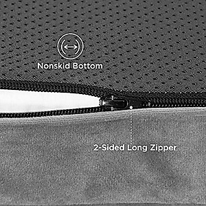 Bedsure Orthopedic Dog Bed for Medium Dogs - Waterproof Dog Bed Medium, Foam Sofa with Removable Washable Cover, Waterproof Lining and Nonskid Bottom Couch, Pet Bed