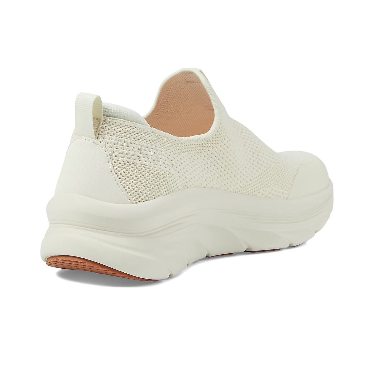 SKECHERS Women's Martha Stewart D'LUX Walker-Eclipse Sneaker, Off White, 7