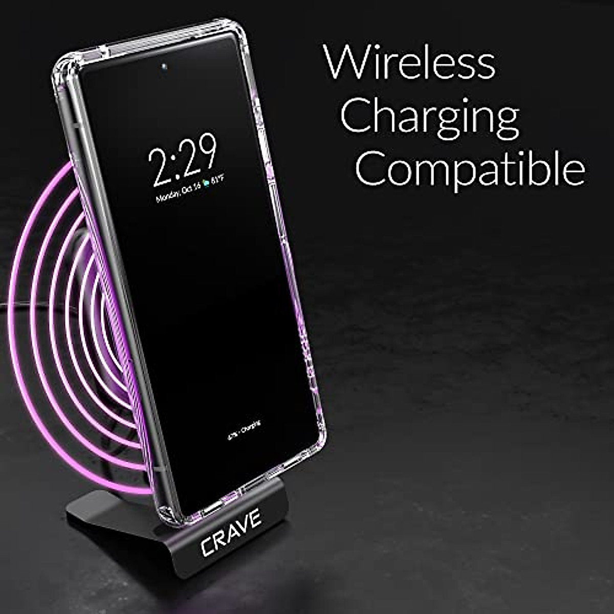 Crave Clear Guard for Pixel 6a Case, Shockproof Clear Case for Google Pixel 6a