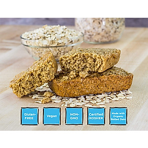 Bobo's Oatmeal Bars, Original, Gluten Free Vegan Whole Grain Oat Bars, Pack of 12