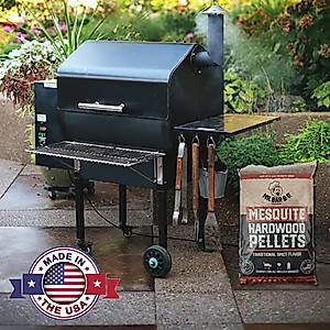Mr. Bar-B-Q Mesquite Smoking Pellets (20 lb. Bag) | Traditional Spicy Flavor | Perfect for use with Pellet Smokers | All-Natural Hardwood Pellets