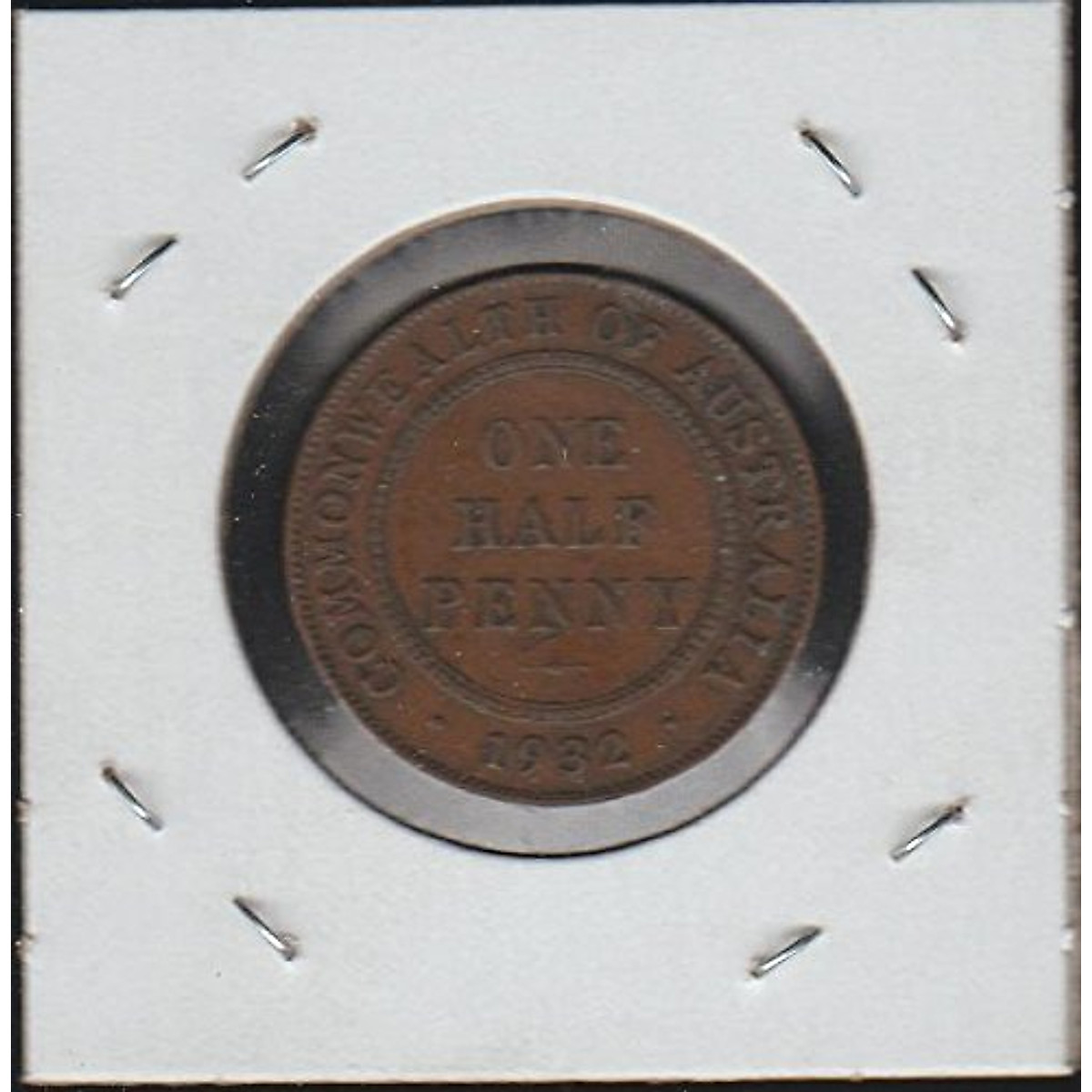 1932 AU Crowned Bust Left Halfpenny Choice About Uncirculated