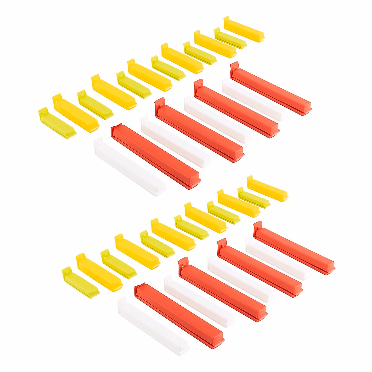 LINDEN SWEDEN Twixit! Bag Clips - Set of 26 - Keep Food Fresh, Prevent Spillage - Great for Storage and Organization - Microwave, Freezer and Dishwasher-Safe - BPA-Free