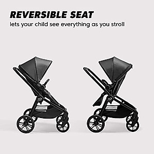 Baby Jogger® City Sights® Stroller - Convertible Stroller with Compact Fold, Rich Black