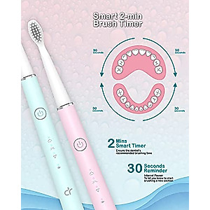 Dr. Ryan Electric Sonic Toothbrush Rechargeable Battery 2-Pack