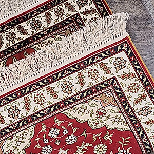 YILONG CARPET 2x3ft 100% Hand Knotted Silk Rug Persian Oriental Carpet 812B2x3