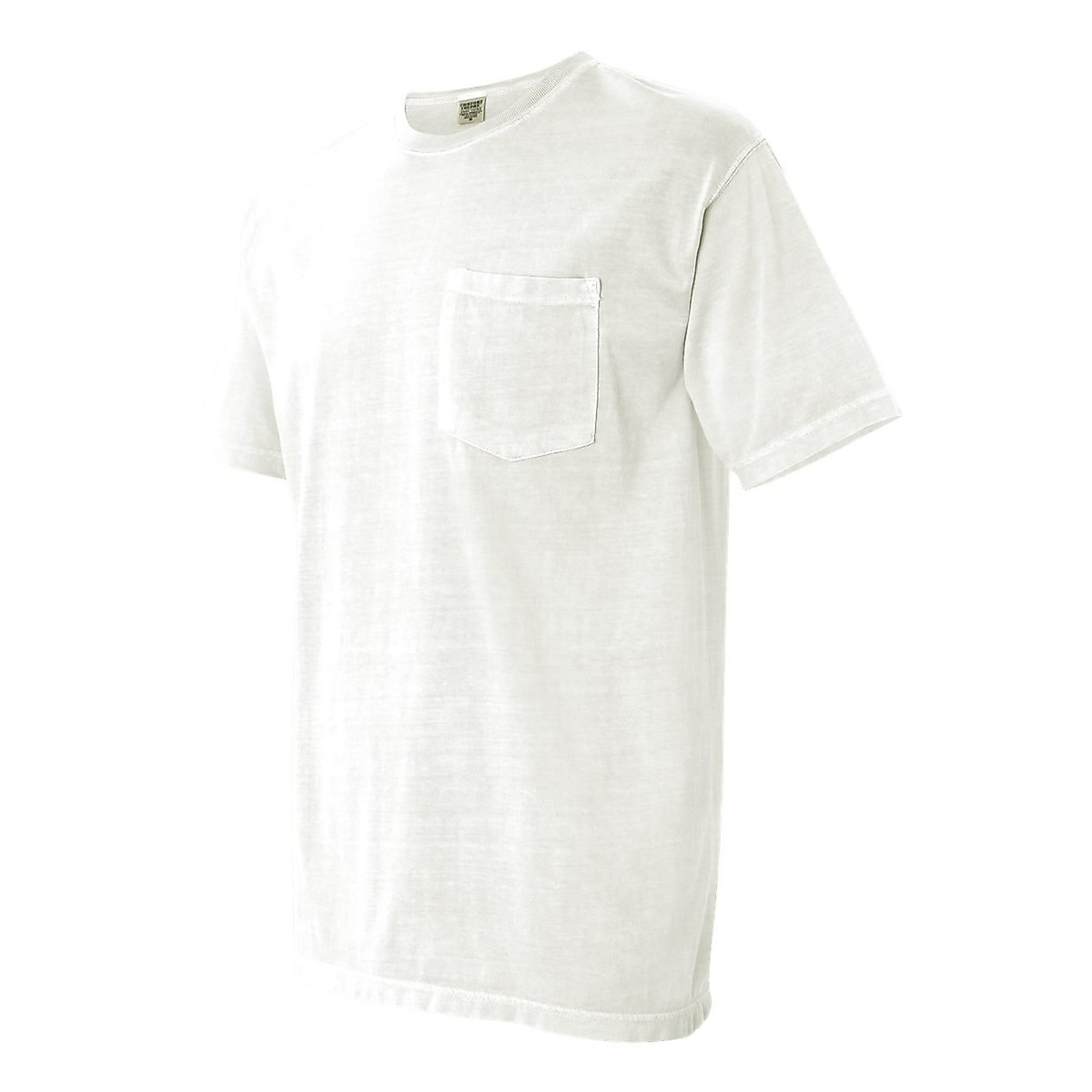 Comfort Colors Men's Adult Short Sleeve Pocket Tee, Style 6030(White)