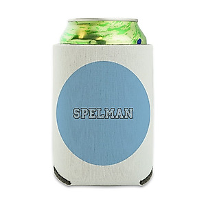 Spelman College Primary Logo Can Cooler - Drink Sleeve Hugger Collapsible Insulator - Beverage Insulated Holder