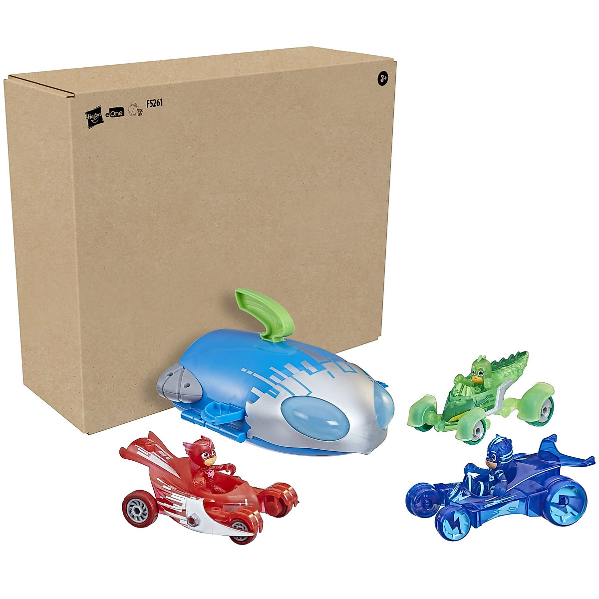 PJ Masks Hasbro PJ Ultimate Adventure Set Preschool Toy,Rocket HQ Playset with 3 Action Figures and 3 Vehicles,Age 3 and Up (Amazon Exclusive)