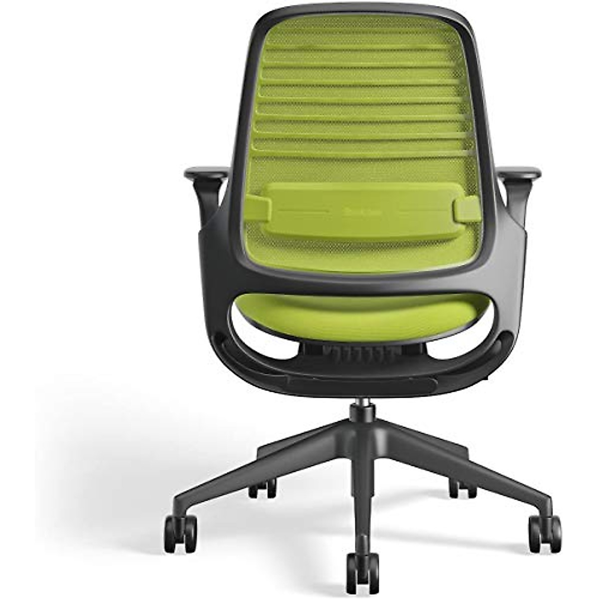 Steelcase Series 1 Office Chair - Ergonomic Work Chair with Wheels for Carpet - Helps Support Productivity - Weight-Activated Controls, Back Supports & Arm Support - Easy Assembly - Wasabi