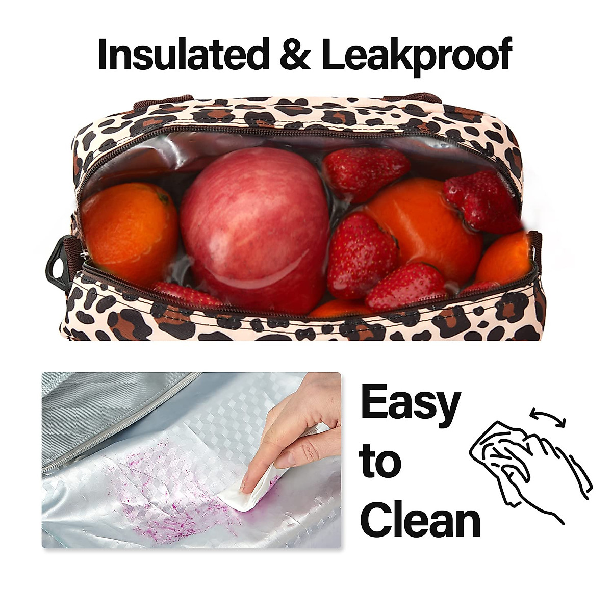 Siltamu Lunch Bag Women,Lunch Bags for Women with an Adjustable Shoulder Strap, Lunch Box for Women, Insulated Lunch Bag can be used for the Office, School, on Picnics, Womens Lunch Bag.