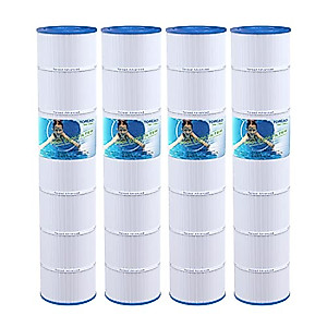 TOREAD PA131 Pool Filter Replaces PA131-PAK4, Hayward CX1280XRE, SwimClear C5020, Unicel C-7494, Filbur FC-1227, FC-6435, C5025, C5030, 4 X 131 sq. ft. Filter Cartridge 4 Pack