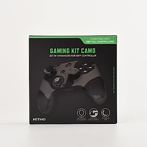 NITHO Gaming Kit Set of Enhancers For Xbox One Controllers, Camo (Xbox One)