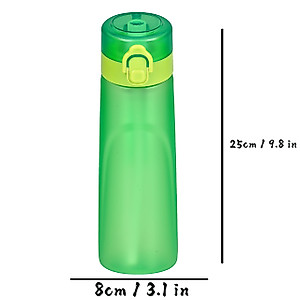 MEETDUMPL Compatible with air up water bottle with pods，Compatible with air up water bottle,Compatible with airup ，Compatible with air up bottle Suitable Gym, Running, Outdoor Sports (Green cup)