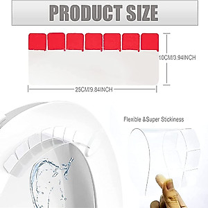 Toilet Seat Splash Guard, Pee Guard for for Kid Adults Urine Deflector for Toilet Seat Potty Training Splash Guard, Prevent Peeing Splash Between Toilet Seat Cover and Bowl