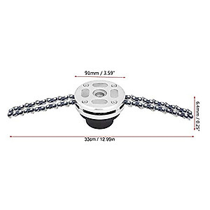 Durable Universal Power Grass Trimmer Head Steel Chain Saw Links Coil 65Mn Brush Cutter Garden Lawn Mower Parts for All Mower