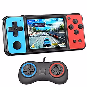 Great Boy Handheld Game Console for Kids Aldults Preloaded 270 Classic Retro Games with 3.0'' Color Display and Gamepad Rechargeable Arcade Gaming Player (Black)