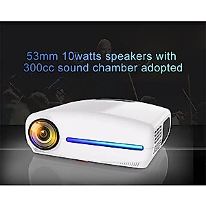 Feilx Mini Projector 2022 Upgraded Portable Video-Projector, HD LED Projector with 4D Digital Keystone 6800 Lumens Home Theater Portable Projector LED Projector