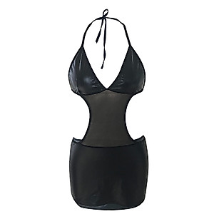 MEOILCE Plus Size Lingerie for Women for Sex Naughty 2 Piece Sex Products for Women Pleasure Lace Underwear Sleepwear Mesh See Through Sexy Exotic Nightwear Bra and Panty Sets AN31 Black