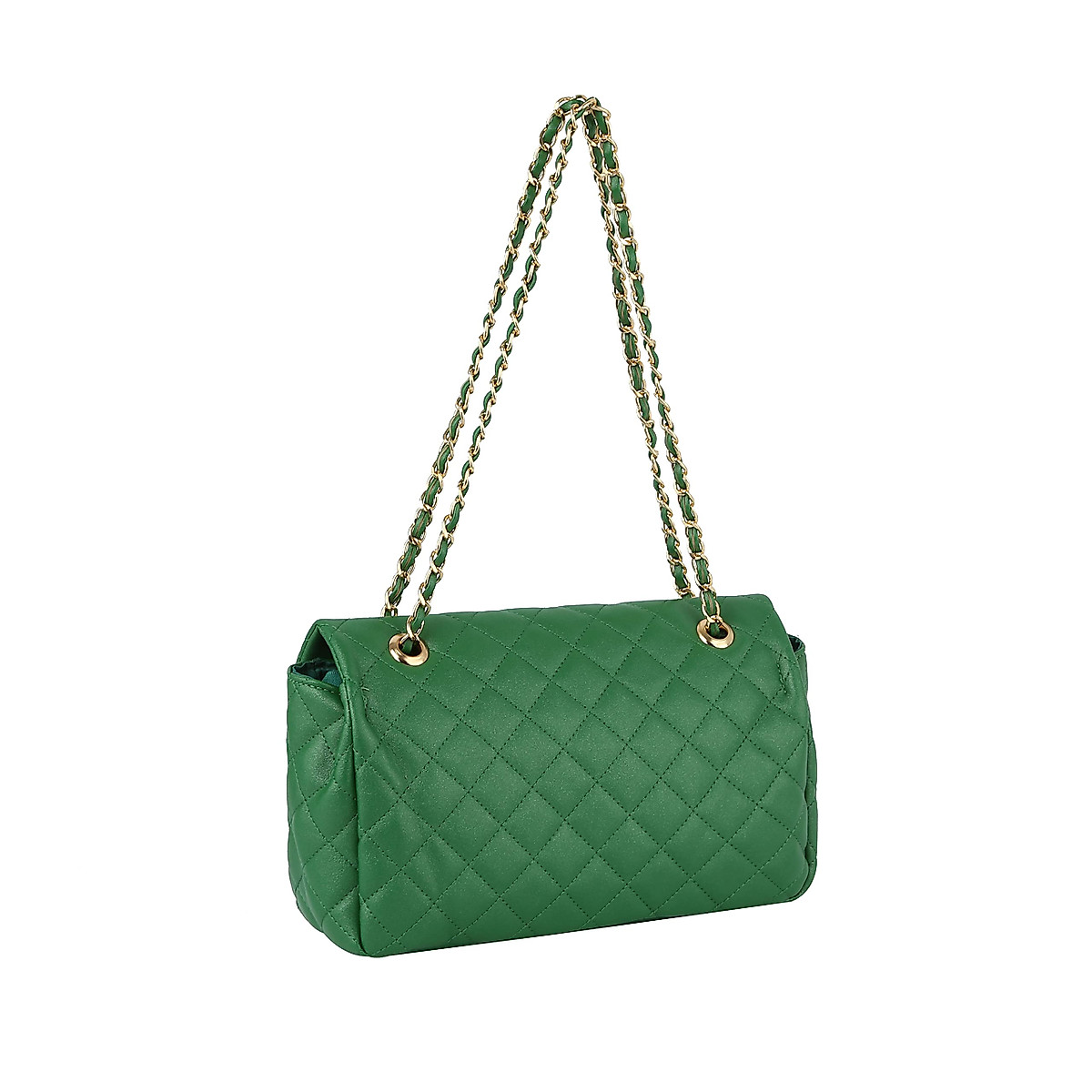 Quilted Crossbody Bags for Women, Bling Letter, Multi Color, Classic Flap (Black_Love)