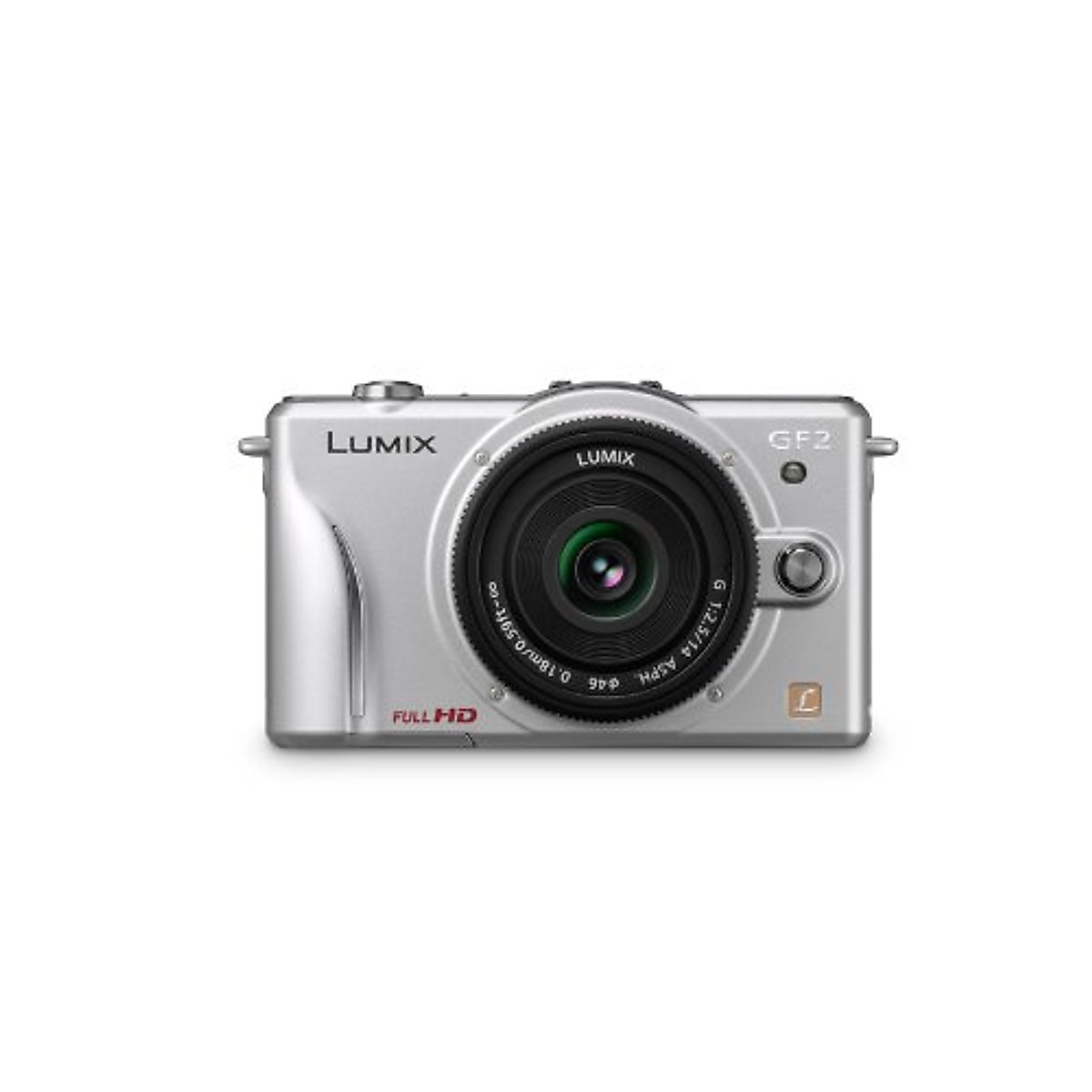 Panasonic Lumix DMC-GF2 12 MP Micro Four-Thirds Mirrorless Digital Camera with 3.0-Inch Touch-Screen LCD and 14mm f/2.5 G Aspherical Lens (Silver)