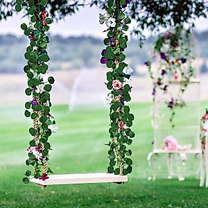 Whonline 14 Pack 96 Feet Fake Leaves Artificial Ivy Vines Greenery Decor Leaf Garland Hanging Plants Vines for Bedroom Home Wedding Jungle Party Decorations