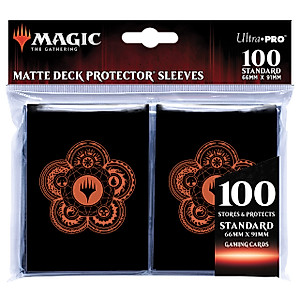 Ultra Pro Mana 7 Card Sleeves, Color Wheel Orange