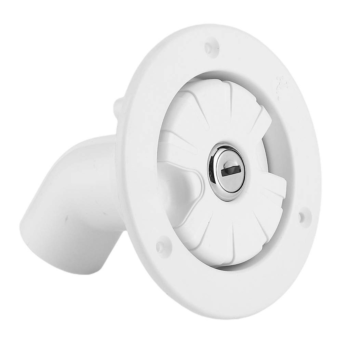 Water Inlet, Lockable Gravity Water Inlet Freshwater Filling Filter with 2 Keys for Caravan Boat Trailer