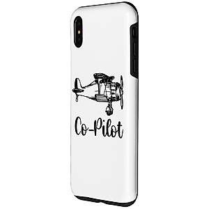 iPhone XS Max Vintage Flying Pilot Aircraft Co-Pilot Airplane-themed appar Case