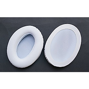 Ear Pad Earpads Leather Cushion Repair Parts for Philips TR55LX Headphones(earmuffes) Headset (White)