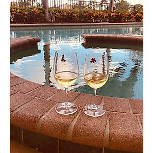 Simply Charmed Nautical Beach Wine Glass Charms - Magnetic Drink Markers for all your Cocktails and Beverages - Set of 6