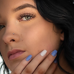 20g Nose Ring Surgical Steel 16pcs 20g Stainless Steel Nose Ring Stud for Women Straight Bar Nose Stud 1.5mm 2mm 2.5mm 3mm CZ Body Piercing for Women Men