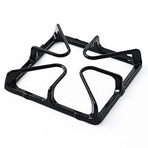 Upgraded WB31K10034 Grate Replacement Parts for GE Stove Parts XL44 Range Burner Grates 8.5 x 8.5 Inches GE Cooktop Parts Cast Iron Rack General Electric Range Parts Stove Top Grate 4 Pcs