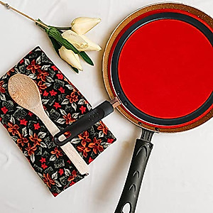 Felt Plate Storage Dividers, 36 Pack Premium Felt Round China Dish Separators Pads Plate Dividers with 3 Sizes, Dish Storage Protectors Pads for Packing Stacking Cookware (Red)