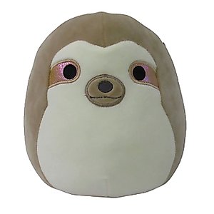 Squishmallows Official Kellytoy Plush 8 Inch Squishy Soft Plush Toy Animals (Simon Sloth (Brown))