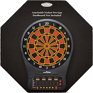 Dart-Stop 36 inch Black Octagon Pro Dart Board Back Board | Wall Protector | Dartboard Surround