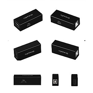 KGUSS Topping HS01 USB 2.0 High Speed Audio Isolator Compatible with PCM32bit 768kHz DSD512 withstands up to 1kVRMS